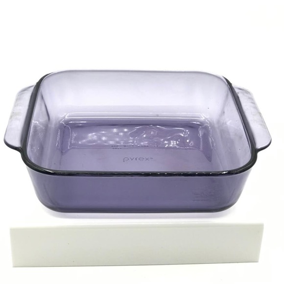 Pyrex | Kitchen | Vintage Pyrex Square Casserole 222 Amethyst Purple ...